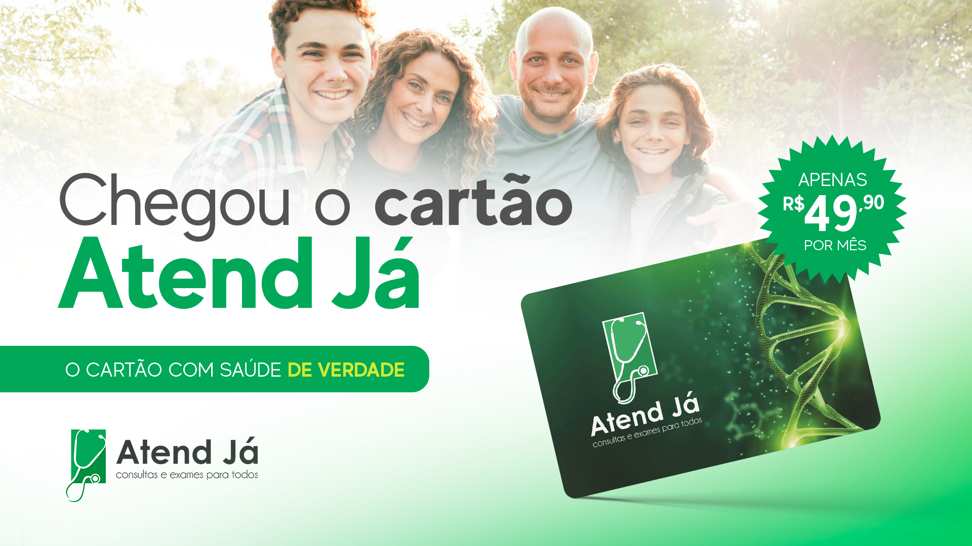 ATEND JÁ - O Cartão com Saúde de Verdade